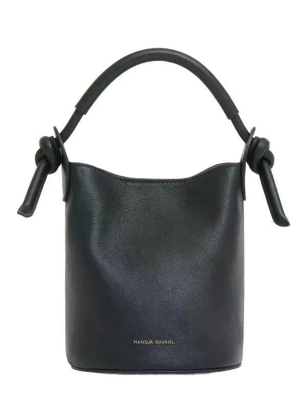 MANSUR GAVRIEL Mini Fortuna Bucket Bag - Black
