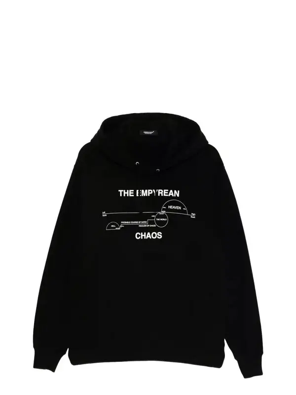 UNDERCOVERISM Slogan-print Hoodie - Black