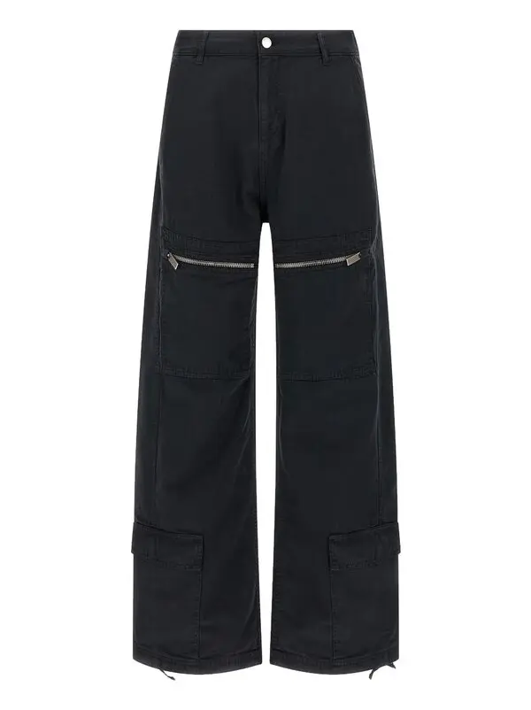 44 LABEL GROUP Mech Cotton Canvas Pants - Black