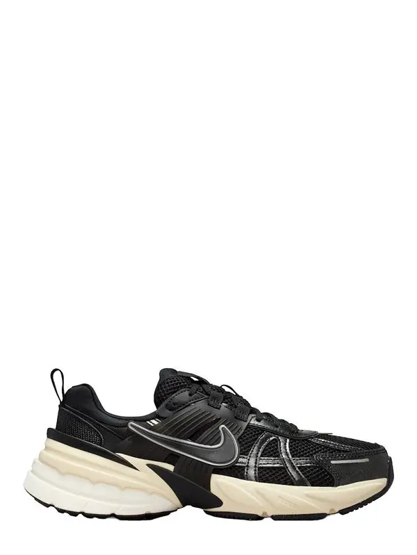 Nike V2k Run Sneakers - Black/metallic Silver/muslin