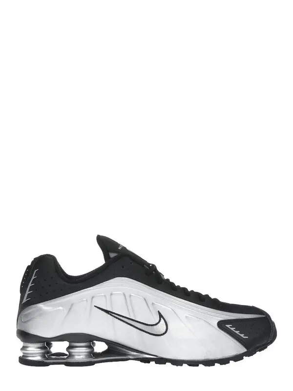 Nike Shox R4 Sneakers - Metallic Silver/black