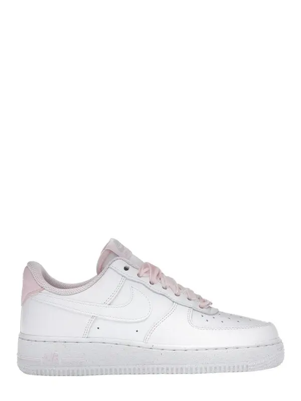 Nike Air Force 1 Low Vintage Velvet Laces - Pink Foam/grey Fog/metallic Silver