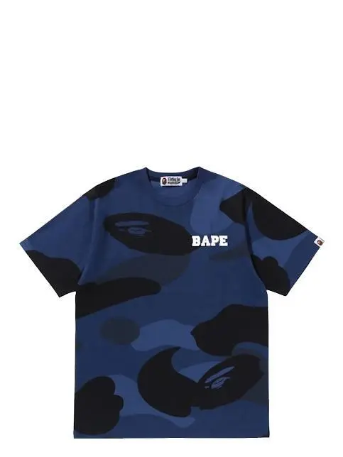 A BATHING APE Mega Camo Relaxed Fit Tee Shirt - Blue