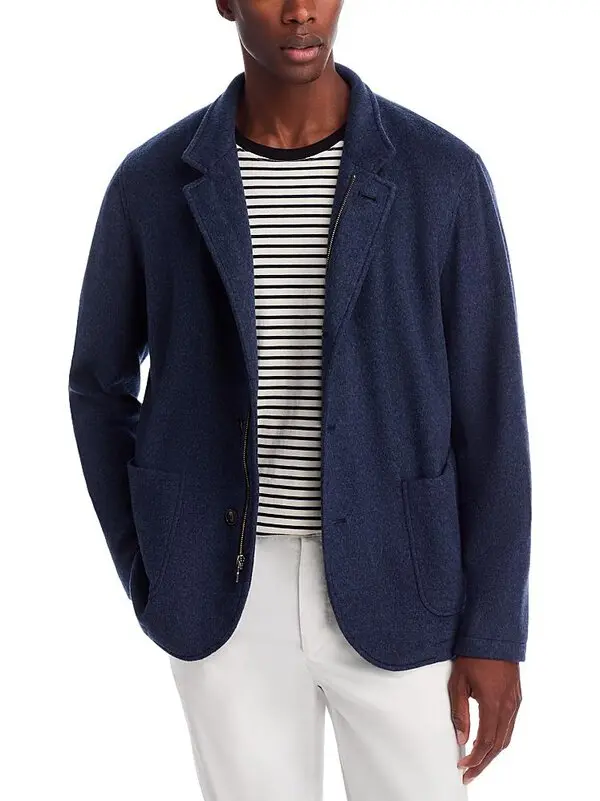 Peter Millar Crown Flex Classic Fit Sweater Blazer - Atlantic Blue