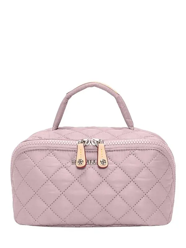 Mz Wallace Accordion Cosmetic Bag - Quail/silver