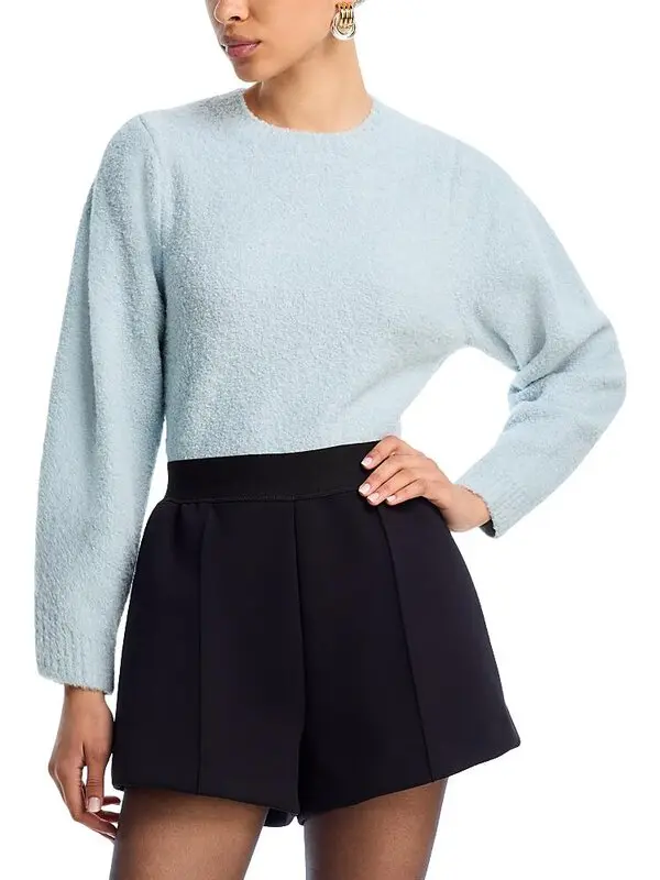 Aqua Crewneck Sweater - Moonstone