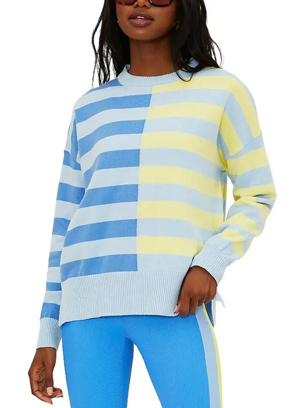 Beach Riot Callie Striped Sweater - Marina Stripe Mix
