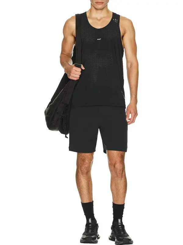 Satisfy Space-o Singlet - Black