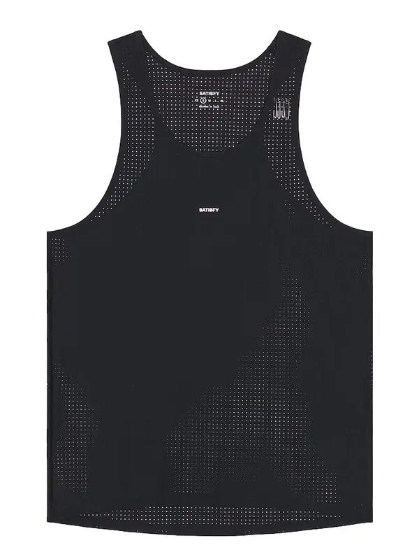 Satisfy Space-o Singlet - Black