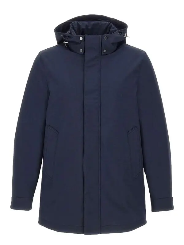 Woolrich Coat - Melton Blue