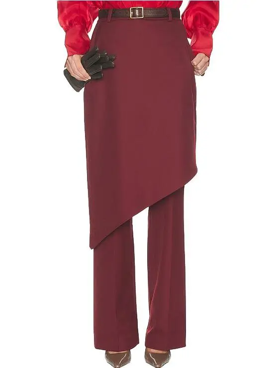 HELSA Trouser With Attached Skirt - Zinfandel