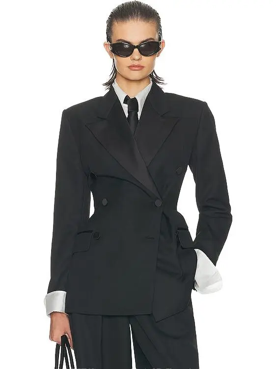 HELSA The Tuxedo Jacket - Black