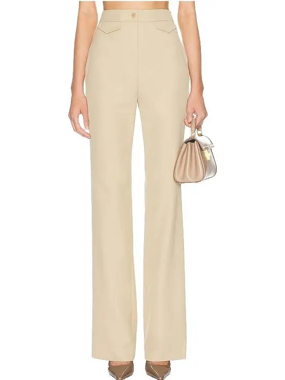 HELSA The Kick Flare Suit Pant - Camel
