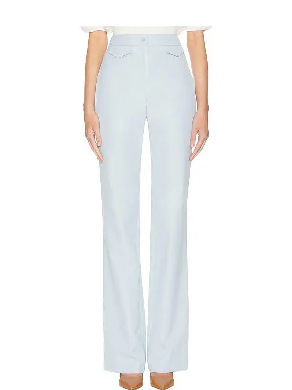 HELSA Kick Flare Suit Pant - Pale Blue