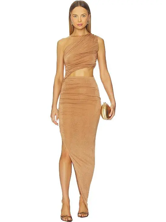 Marianna Senchina Bianca Dress - Hazelnut