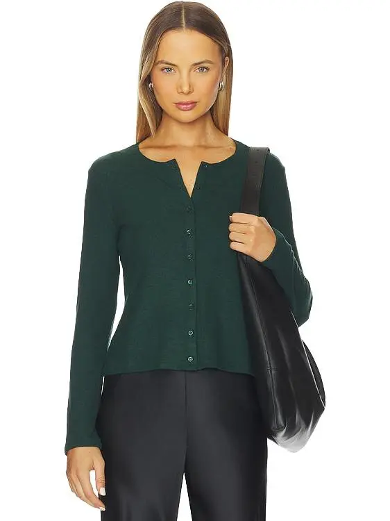 LESET Lauren Classic Cardigan - Emerald