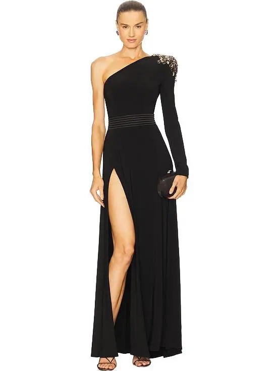 ZHIVAGO Lustris Gown - Black