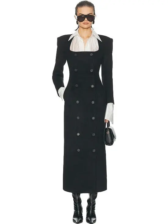 HELSA The Hourglass Coat - Black