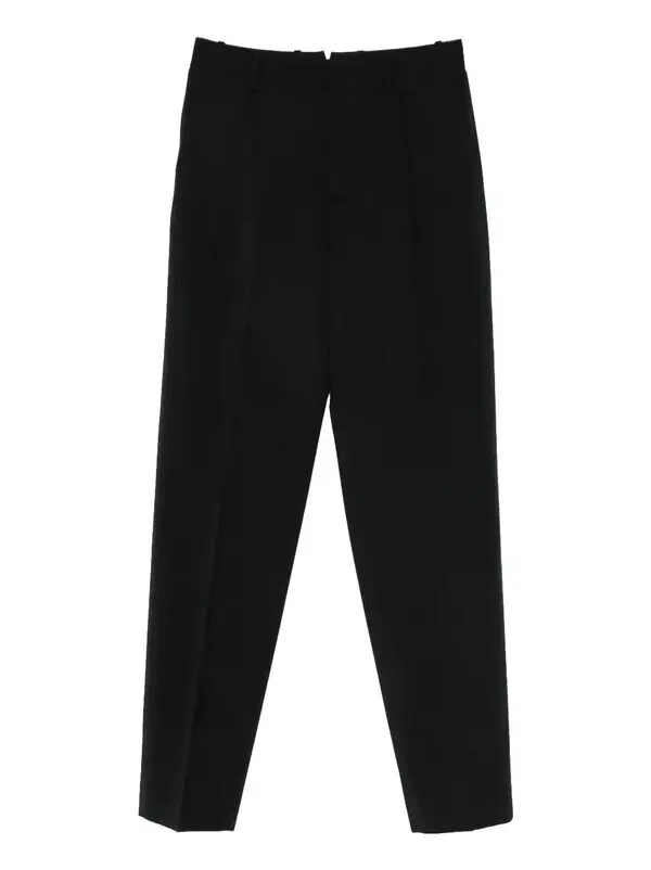 CELLAR DOOR Pleated Trousers - Black