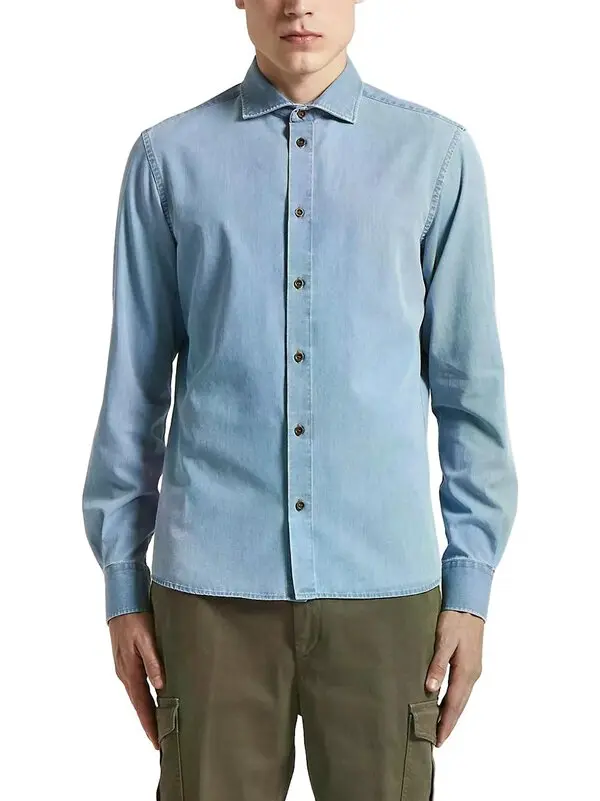 Peserico Long-sleeve Shirt - Blue