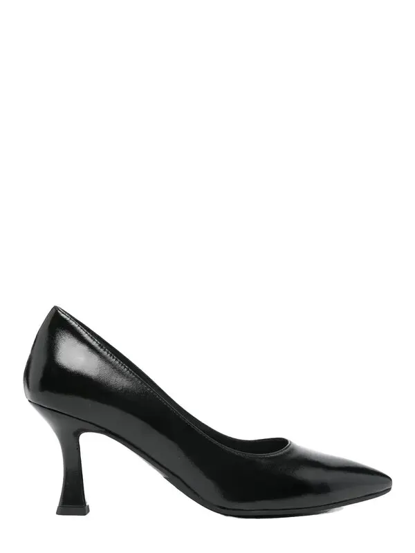 MELLUSO 70mm Pointed Leather Pumps - Black