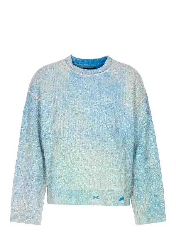 REPRESENT Distressed-effect Sweater - Blue