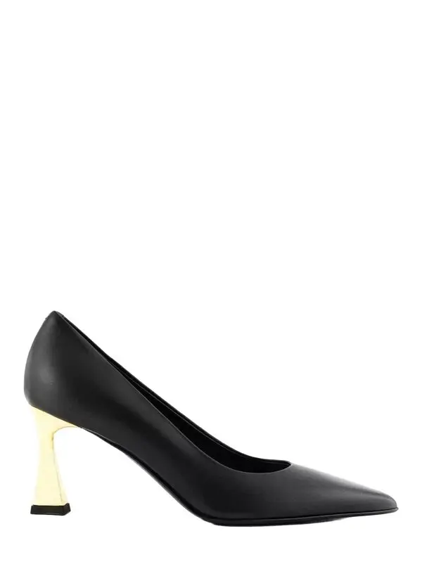 SERGIO LEVANTESI 55mm Metallic-heel Pumps - Black
