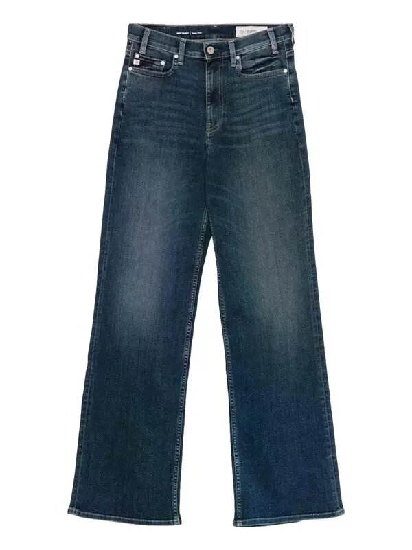 Ag Wide Leg Jeans - Blue