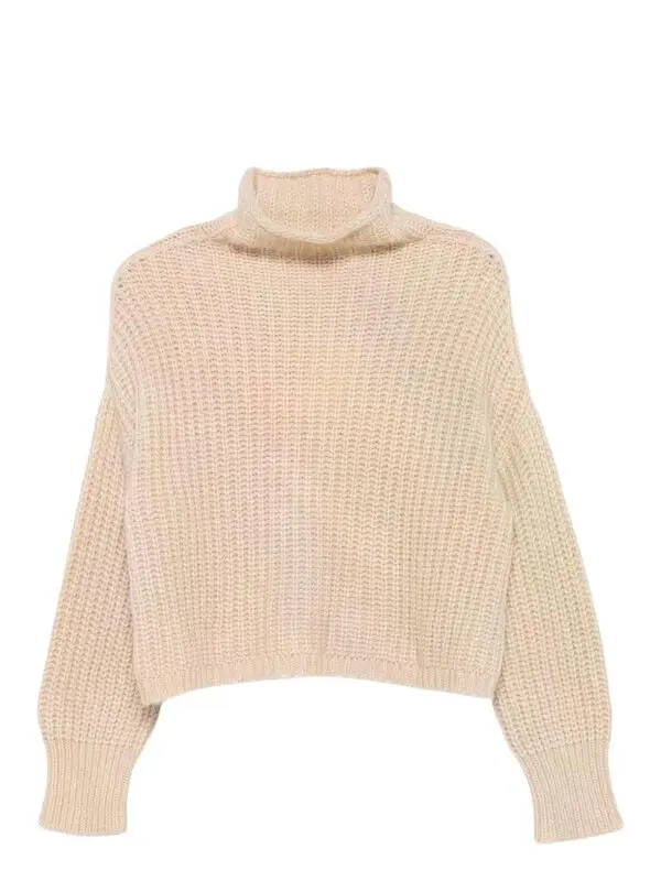Ulla Johnson Ribbed Roll-neck Sweater - Neutrals