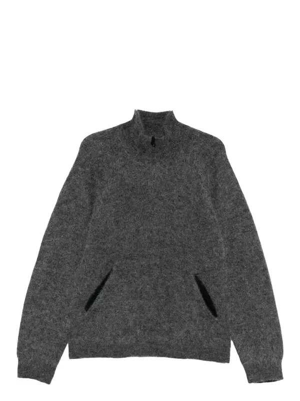 HIKING PATROL Essence High-neck Jumper - Grey