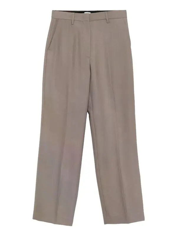 COVERT Pressed-crease Trousers - Neutrals