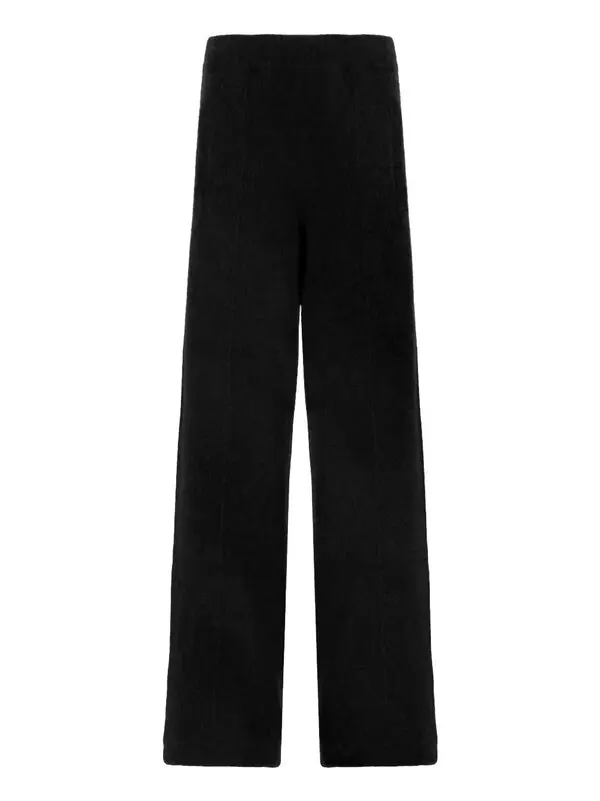 LANEUS Side-pockets Trousers - Black