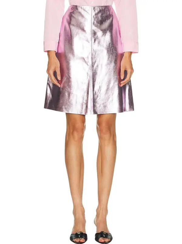 Sandy Liang Pinkie A-line Skirt - Lilac