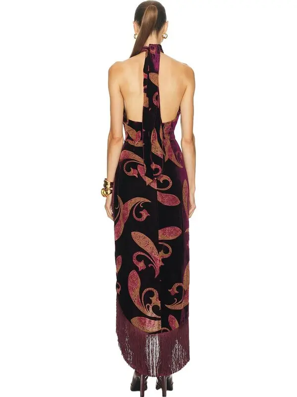Retrofete Iridessa Dress - Dark Paisley
