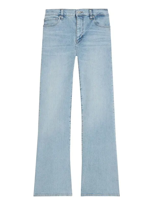 FRAME The Icon Midrise Flared Jeans - Light Denim