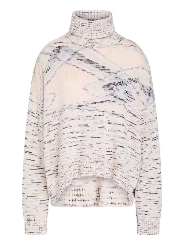 Missoni Spacedyed Cashmere Turtleneck Sweater - Pastel Pink