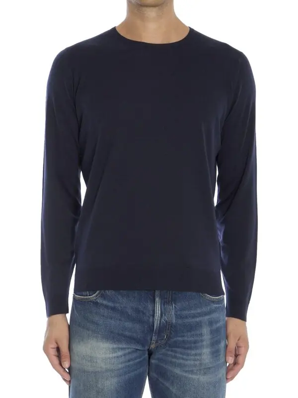 John Smedley Lundy Sweater - Blue
