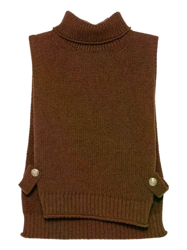 BARRIE Logo-button Top - Brown