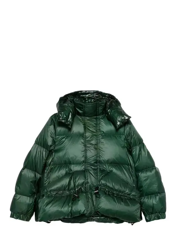 Sacai Hooded Quilted Puffer Jacket - Green
