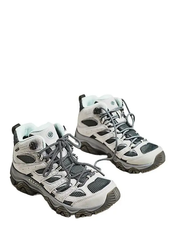 Merrell Moab 3 Mid Waterproof Hiking Sneakers - Alloy