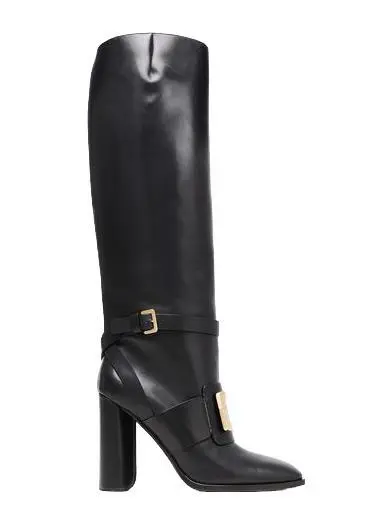 ROGER VIVIER Leather Boots - Black