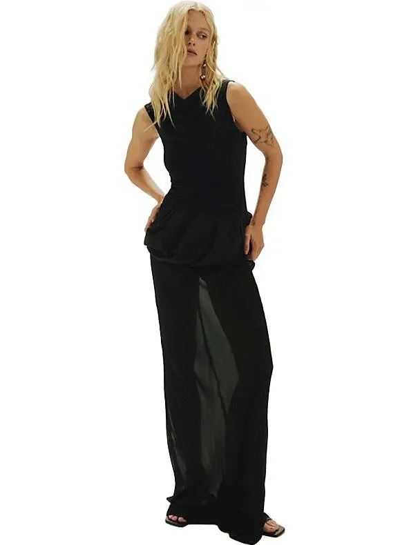 Bec & Bridge Ida Bubble Maxi Dress - Black