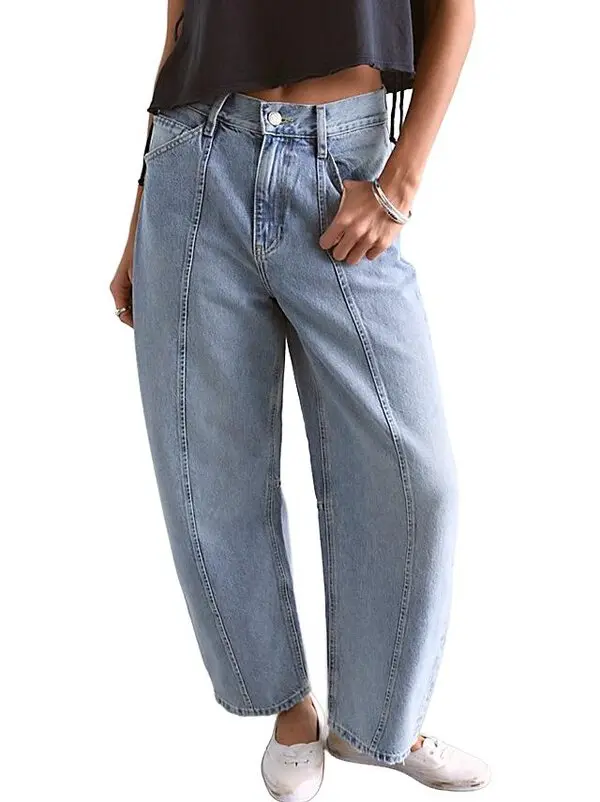 DALA Lido Barrel Jeans - Pacifica