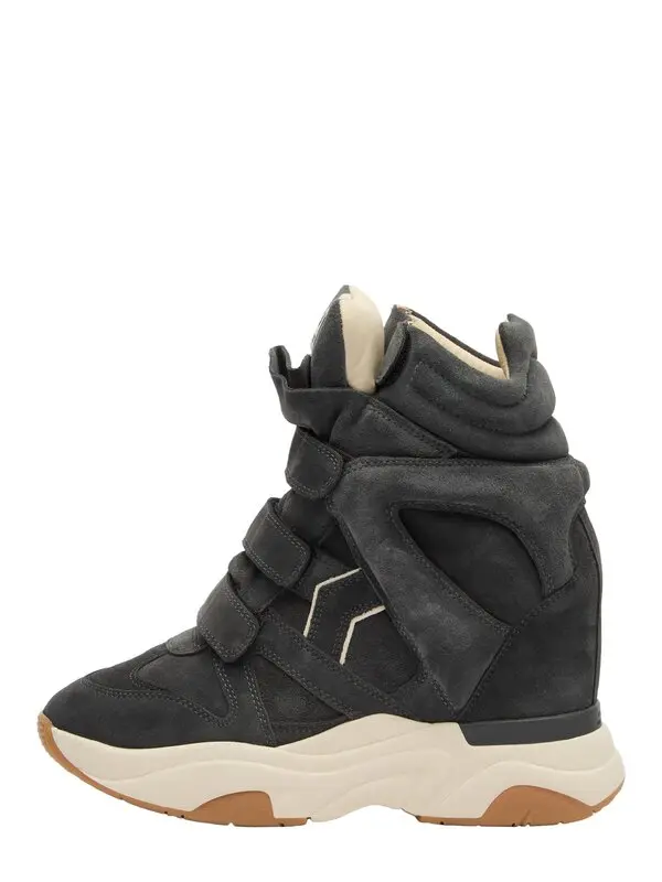 Isabel Marant Balskee High-top Sneakers - Asphalt