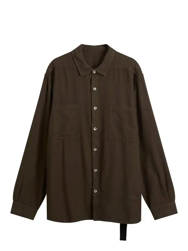 Rick Owens Jumbo Overshirt - Dark Dust