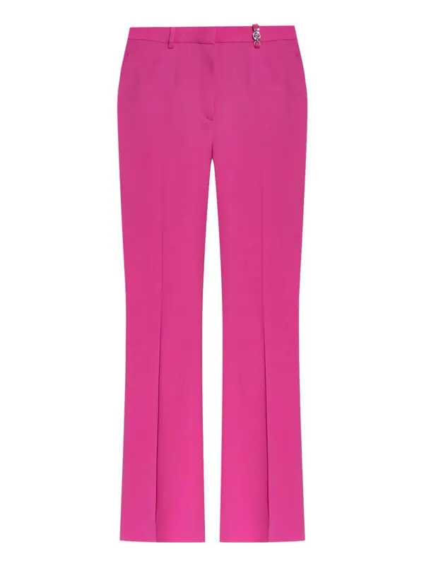 Versace Wool Pleated Trousers - Pink