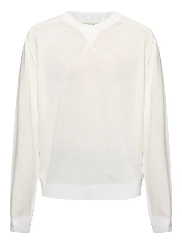 Jacquemus Wool Brode Sweater - Cream
