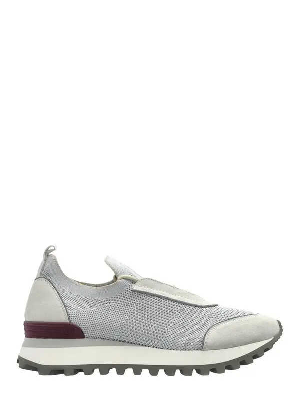 Eleventy Low-profile Logo Sneakers - Grey