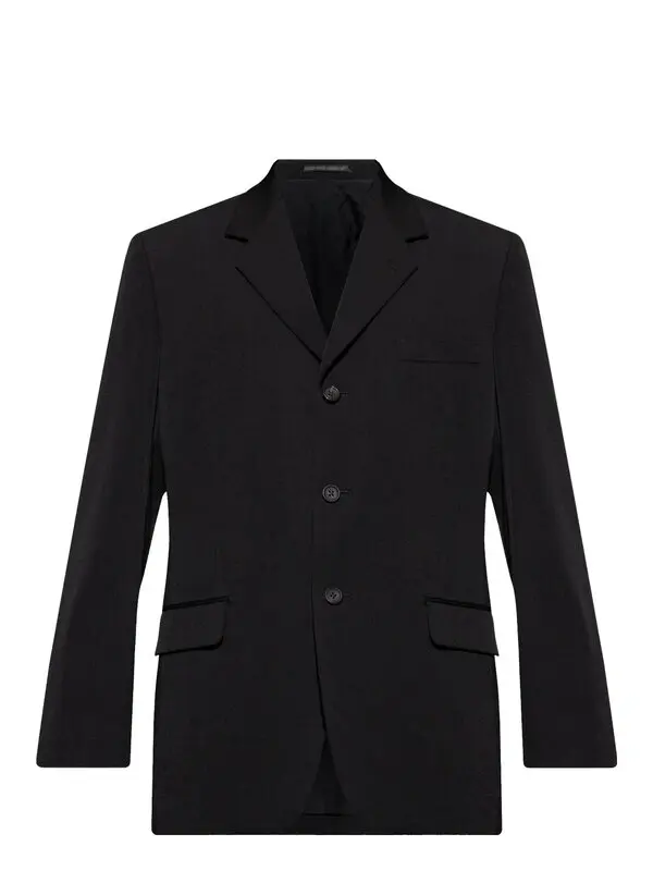 Yohji Yamamoto Wool Blazer - Black