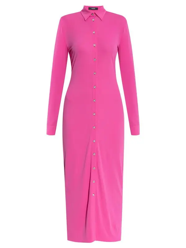 Versace Long Shirt Dress - Pink